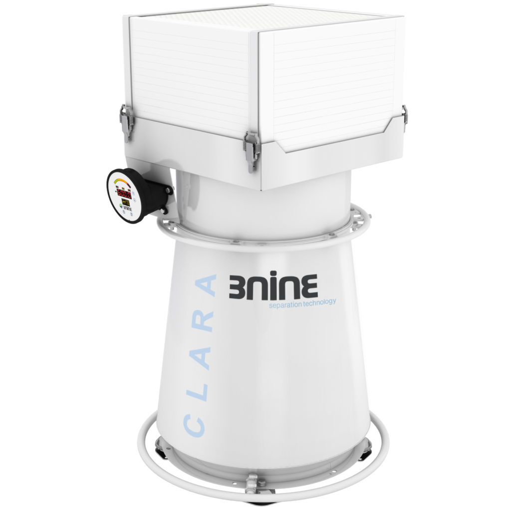 The oil mist eliminator Clara 1000 from 3nine